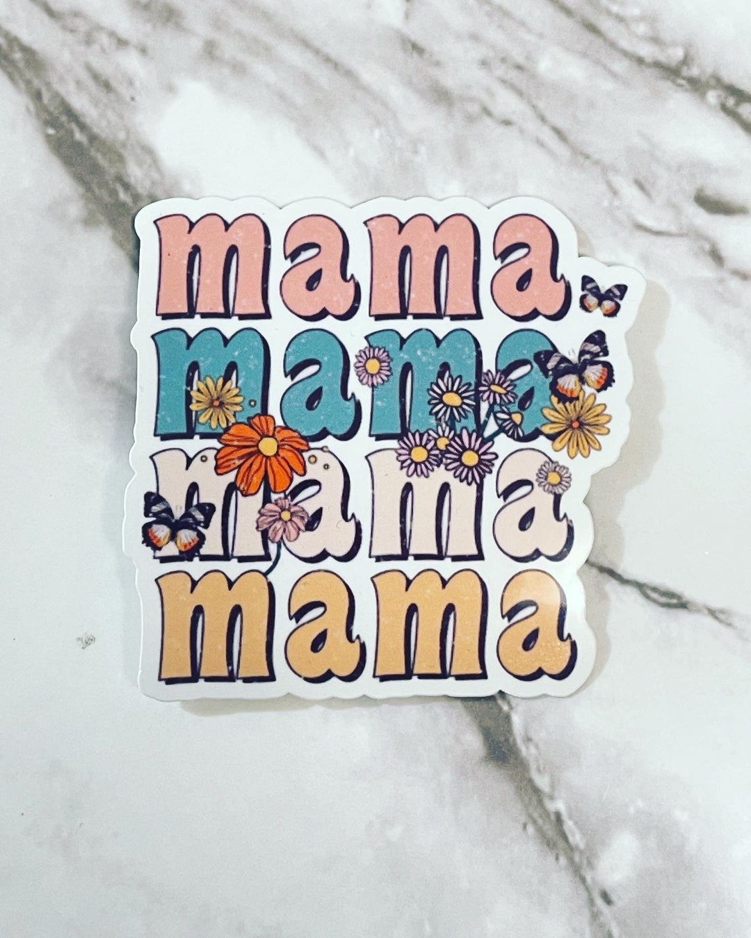 Mama Sticker - Etsy