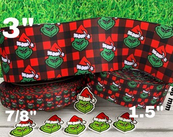 Grinch Ribbon | Etsy