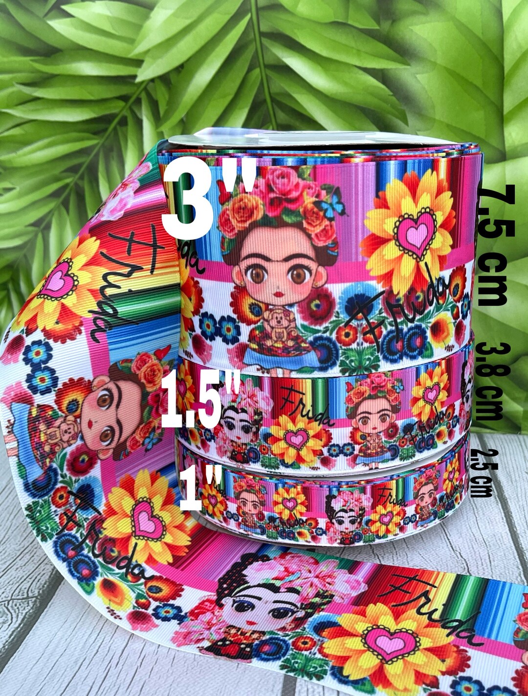 CRAFT SUPPLY Mexican Grosgrain Ribbon. Folk Art Mexican Ribbon. Mexico ...