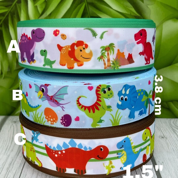 Dinosaur Ribbon - Etsy