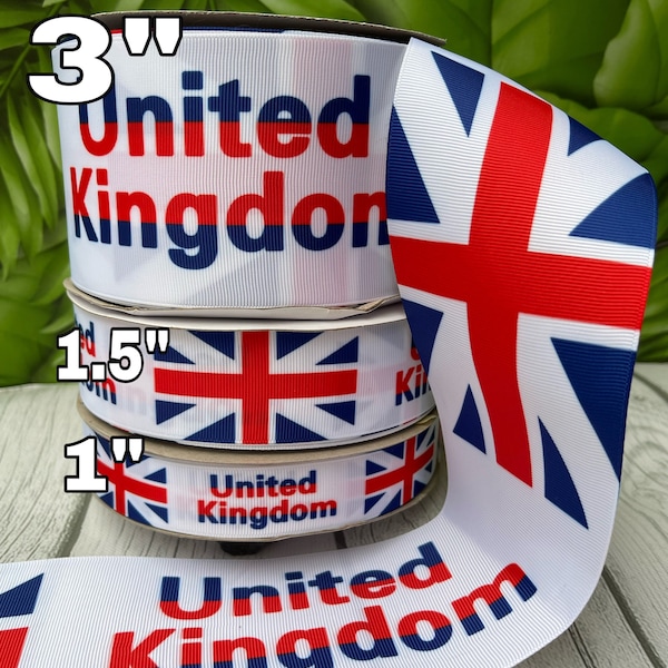 Uk Flag Ribbon - Etsy
