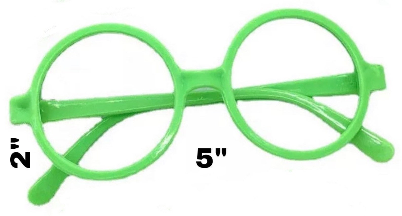 CRAFT SUPPLY. (2 Pcs) Party Decoration. Birthday Glasses Frame. Green ...