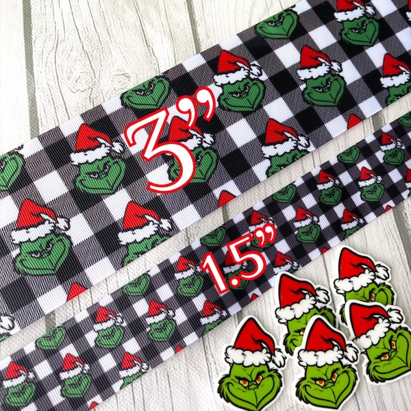 Grinch Ribbon - Etsy