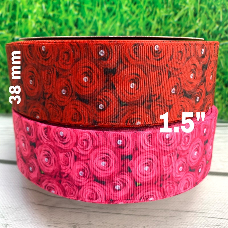 Pink Ribbon Roses - Etsy