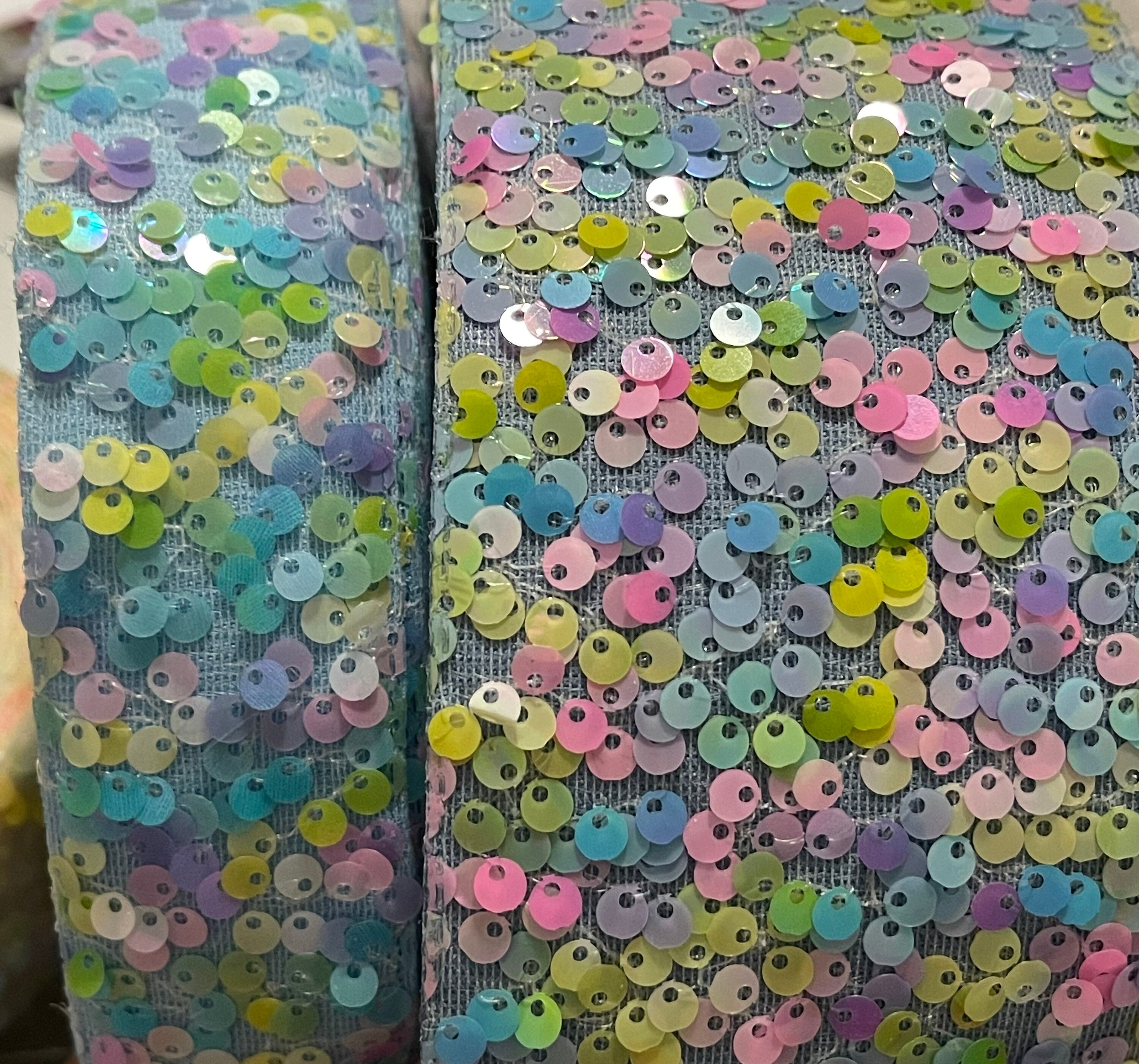 CRAFT SUPPLY Spring Sequin Ribbon. Easter Sequin Ribbon. - Etsy