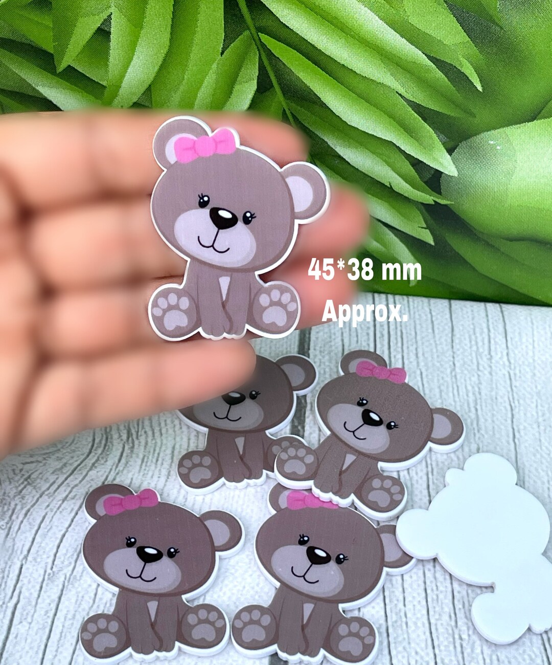 CRAFT Supply.teddy Bear Flat Resin. Bear Resin. Bear Cabochon. Teddy ...