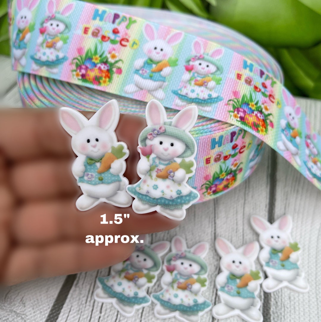 Easter Bunny Plana Resin. Easter Bunny Cabochon. Bunny Cabochon .bunny ...