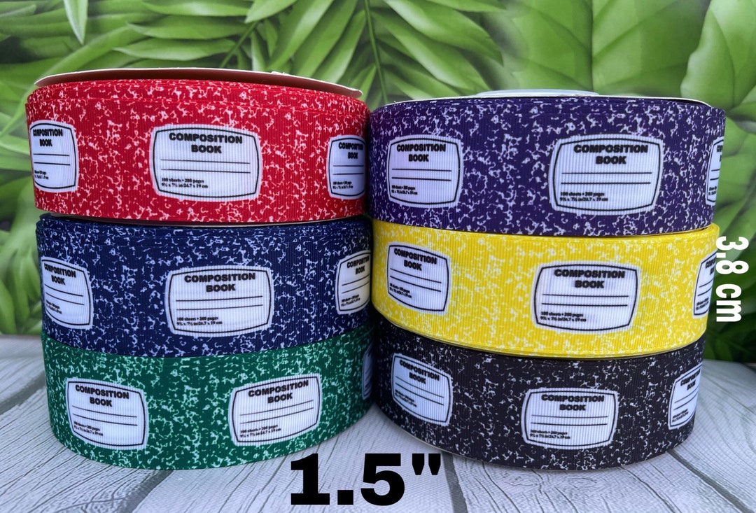 CRAFT SUPPLY. Notebook Grosgrain Ribbon. School Ribbon. Back to School ...