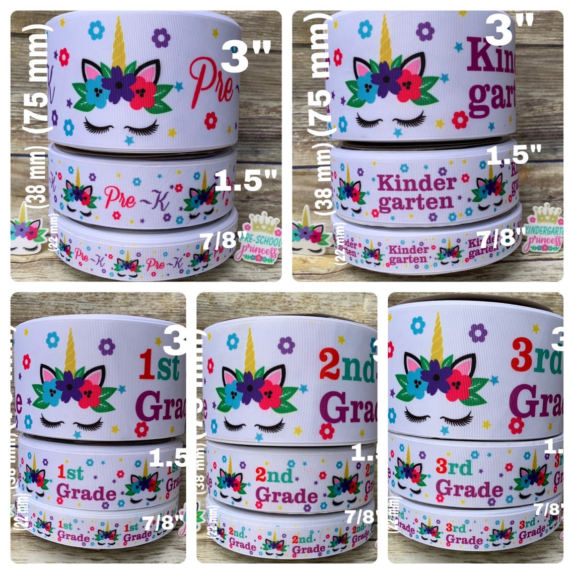 CRAFT SUPPLY First Grade Ribbon .1st Grade Grosgrain Ribbon - Etsy