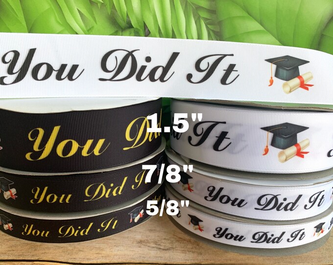 CRAFT Supply.graduation Grosgrain Ribbon. Graduation Ribbons. Class ...