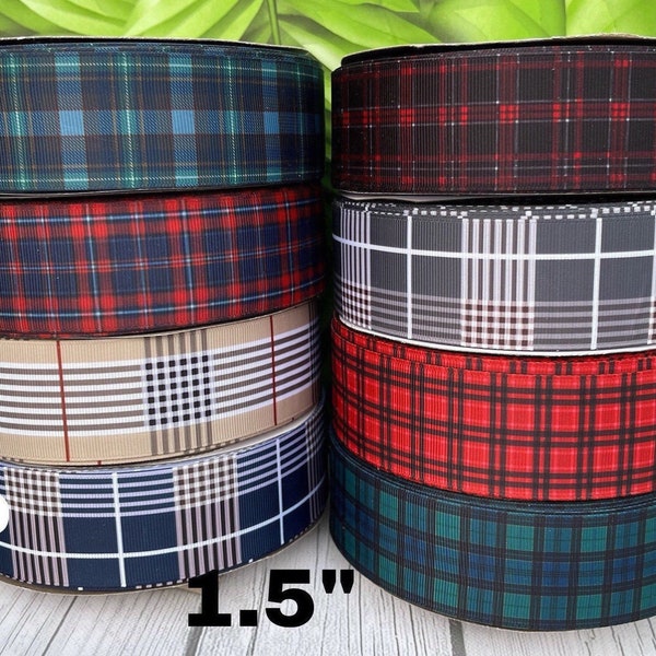 Plaid Ribbon - Etsy