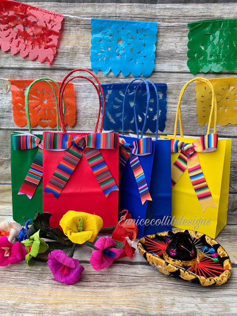 HANDMADE 12 Pieces Mix Colors Mexican Party Favors .mexican - Etsy