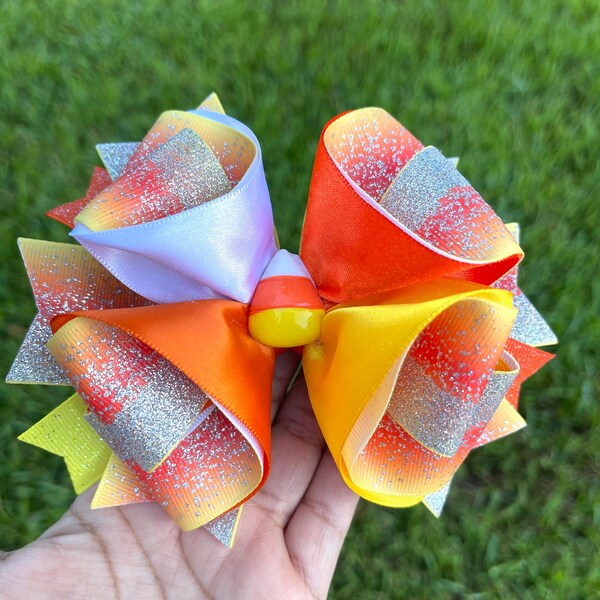 Candy Hair Bow - Etsy