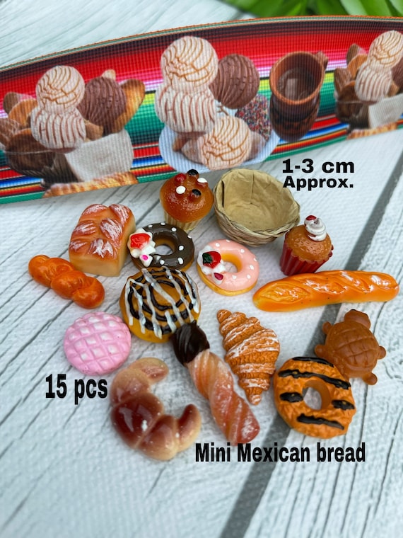 CRAFT SUPPLY 3D Miniature Mexican Bread Resin. 3D Concha Bread - Etsy