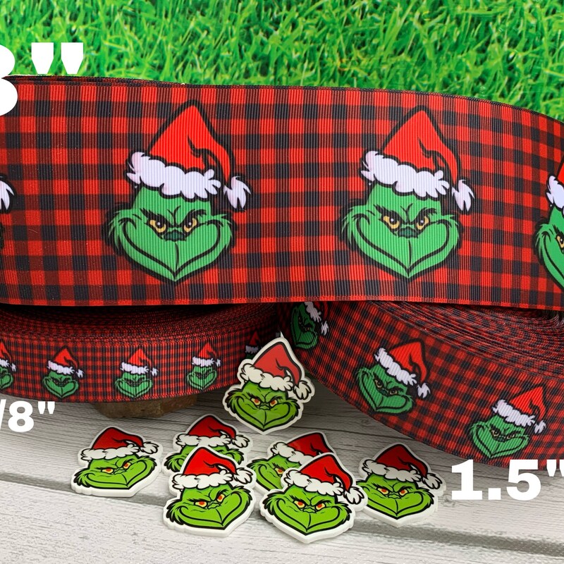 Grinch Ribbon - Etsy