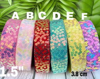 Pink Sequin Ribbon - Etsy