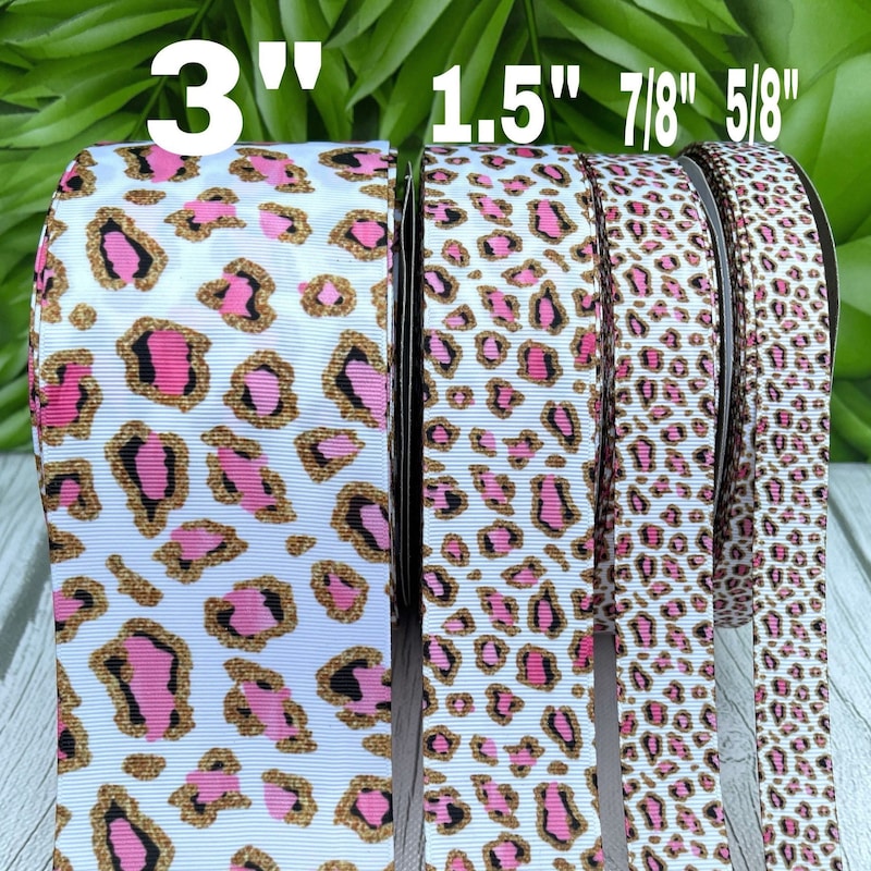 Leopard Ribbon - Etsy