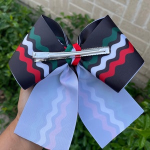 HANDMADE .mexico Hair Bow. Moño Folklorico Mexicano .jalisco Hair Bow ...