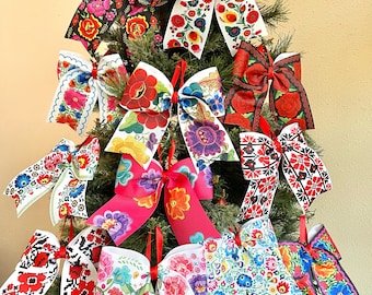 HANDMADE . 12 Mexican Ornaments .mexican Christmas Tree Ornaments ...