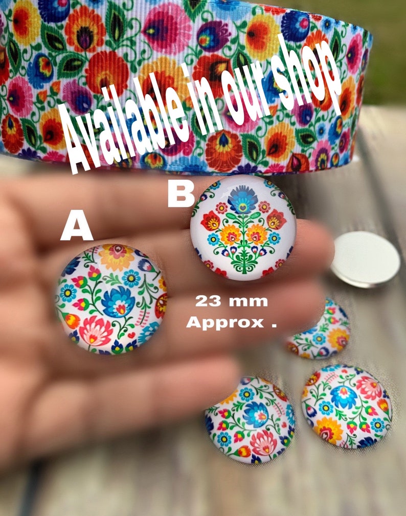 CRAFT SUPPLY Ethnic Grosgrain Ribbon.ethnic Flowers Ribbon. - Etsy