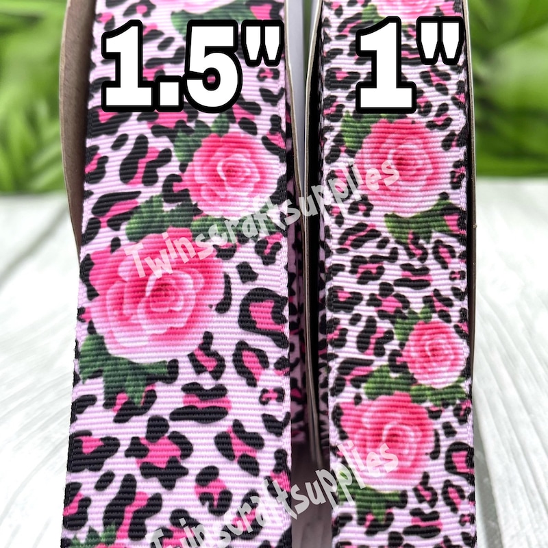 Leopard Ribbon - Etsy