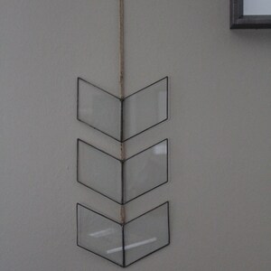 Modern Rustic Arrow Wall Hanging Modern Stained Glass Arrow - Etsy