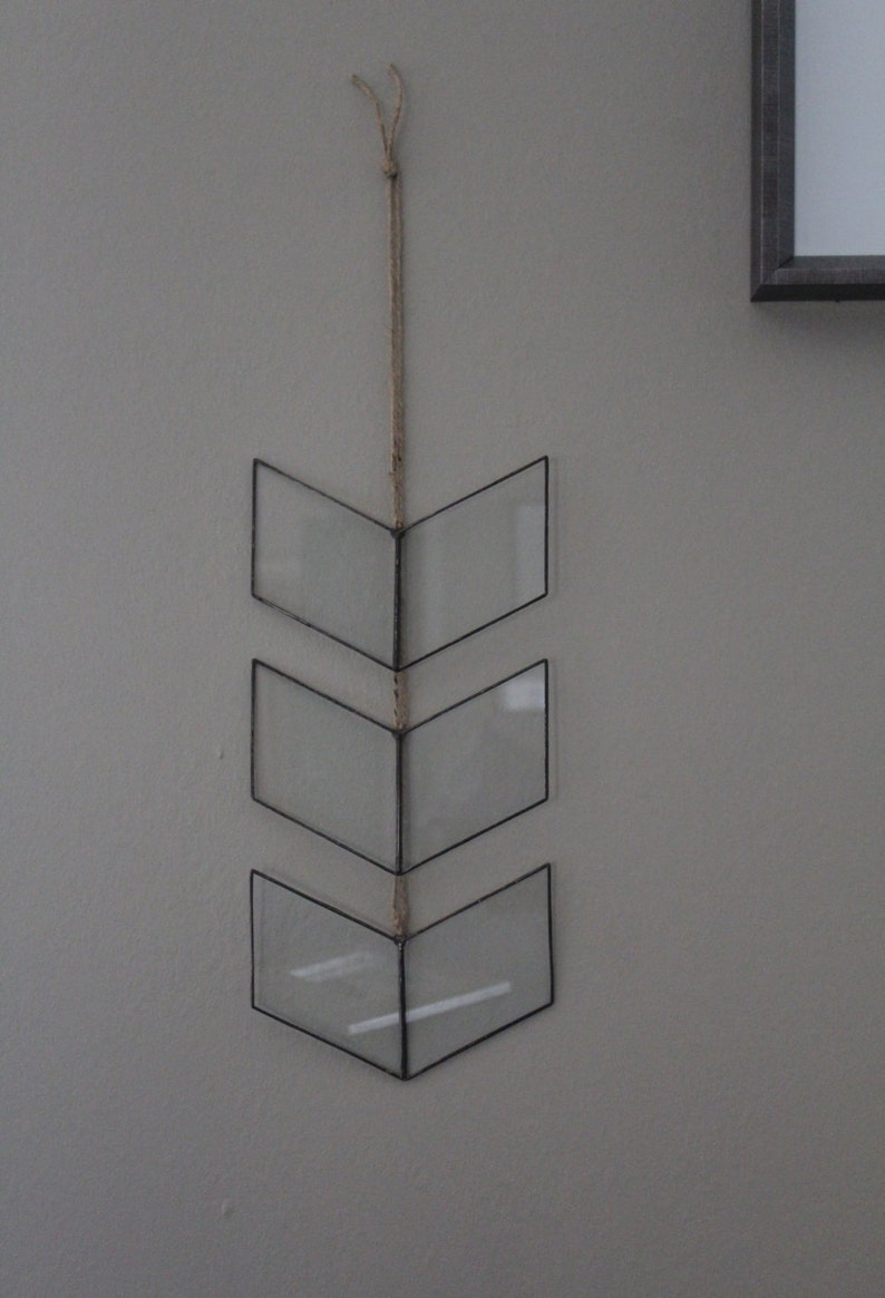 Modern Rustic Arrow Wall Hanging Modern Stained Glass Arrow - Etsy