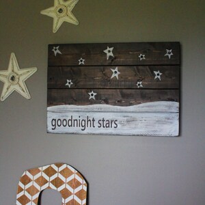 Goodnight Moon Lighted Nursery Sign Hand Painted Stained - Etsy