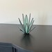 Stained Glass Agave Cactus Plant Sculpture Glass Succulent - Modern ...