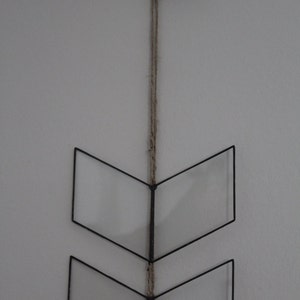 Modern Rustic Arrow Wall Hanging Modern Stained Glass Arrow - Etsy