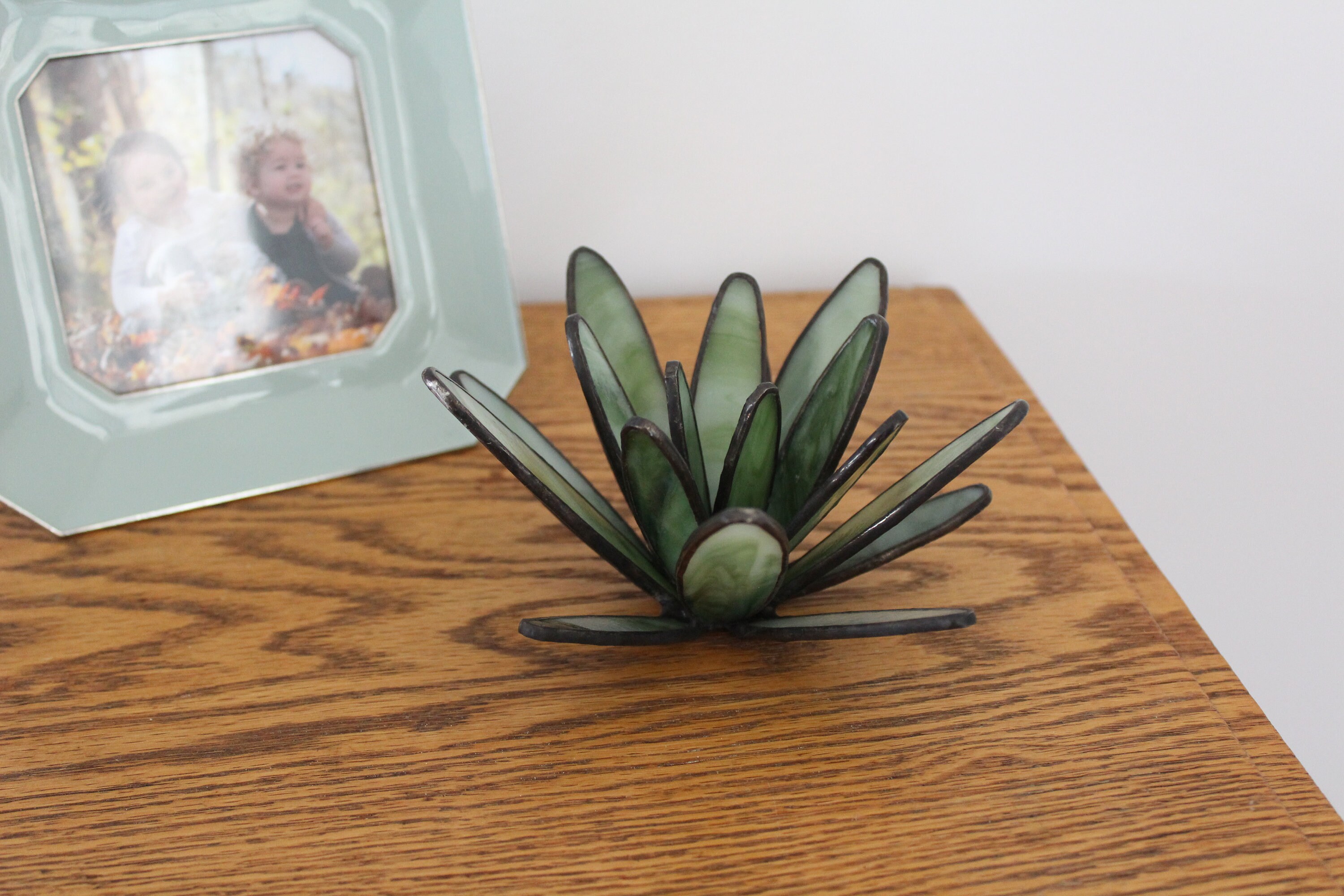 Stained Glass Plant Glass Succulent Stained Glass CactusGlass | Etsy