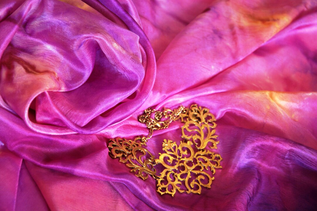 Natural Silk - "fantasy Color"- Fabric of Silk Made for Sewing Tunics ...