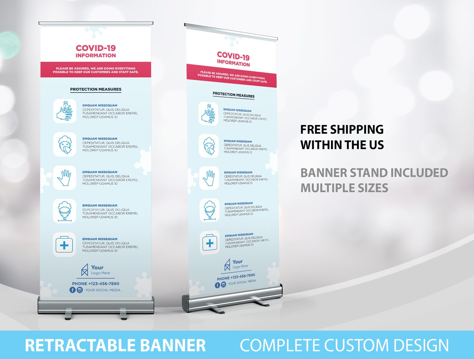 Retractable Banner Safety Guidelines Safety Rules Safety | Etsy
