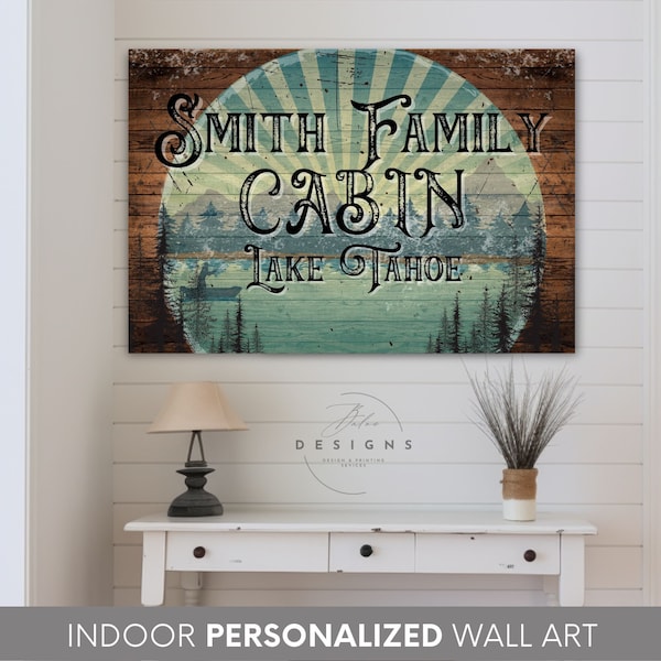 Rustic Canvas Sign - Etsy