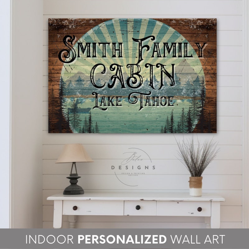 Custom Cabin Signs - Etsy