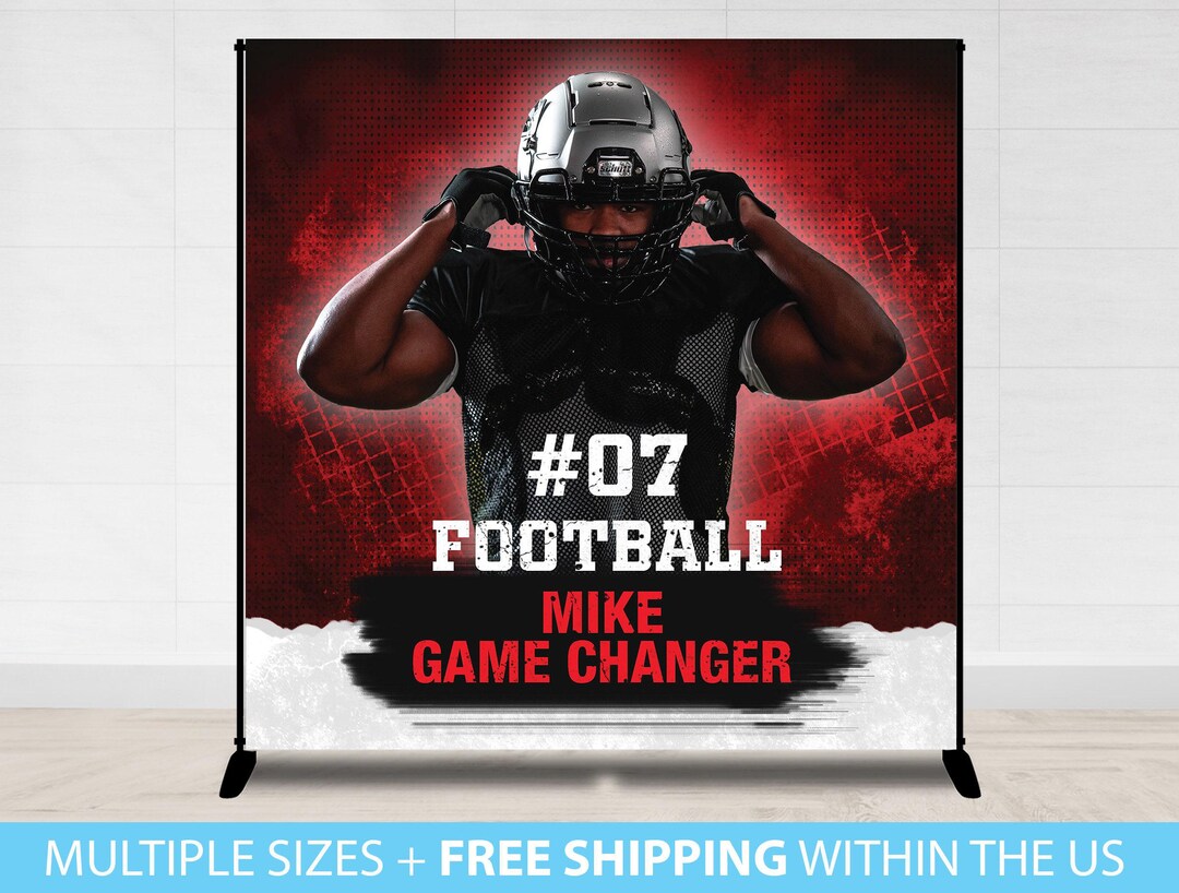 Custom Photo Sport Backdrop, Party Football Party Sport Party Backdrop ...