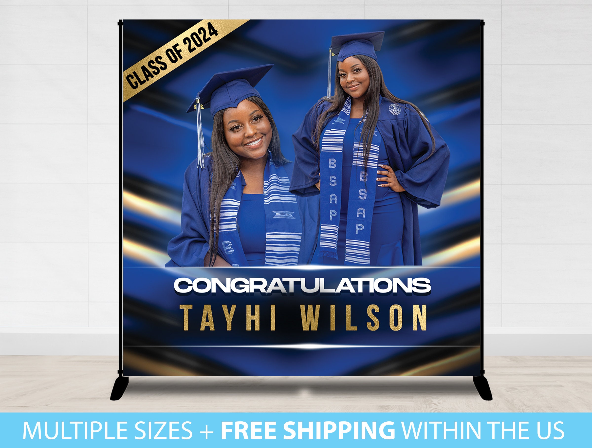 Graduation Backdrop Banner Graduation Step and Repeat Class - Etsy