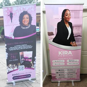 Retractable Banner, Custom Roll up Banner Stand, Personalized Pop up ...