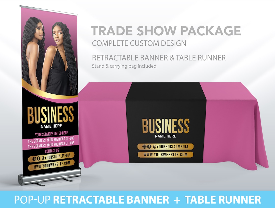 Custom Retractable Banner, Table Runner, Pop up Shop, Pop up Shop ...