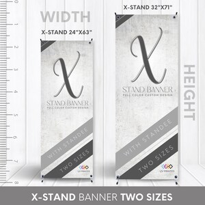 Custom X-stand Banner, Promotional Banner Display, Custom Vinyl Banner ...