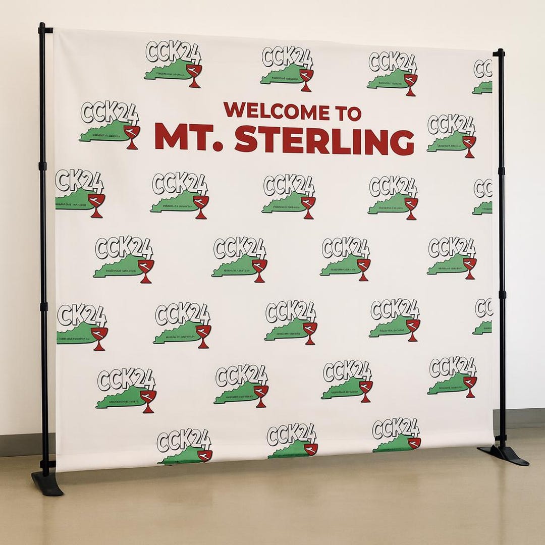 Custom Logo Backdrop Banner, Complete Custom Design, Event Banner ...
