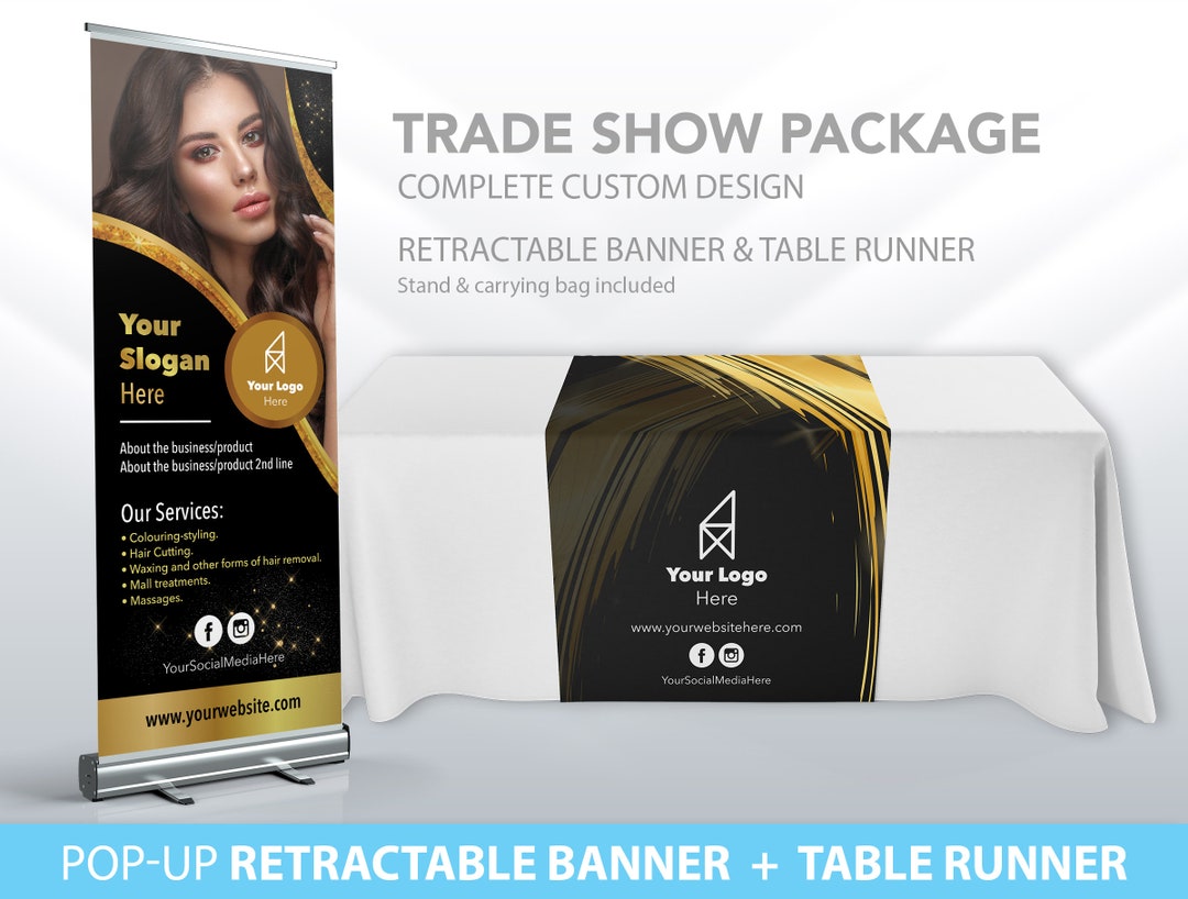 Custom Retractable Banner, Table Runner, Pop up Shop, Pop up Shop ...