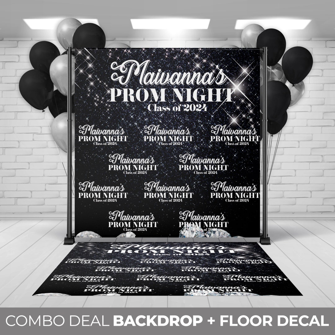 Backdrop Floor Decal, Prom Send Off, Prom Night Party Decor, Graduation ...