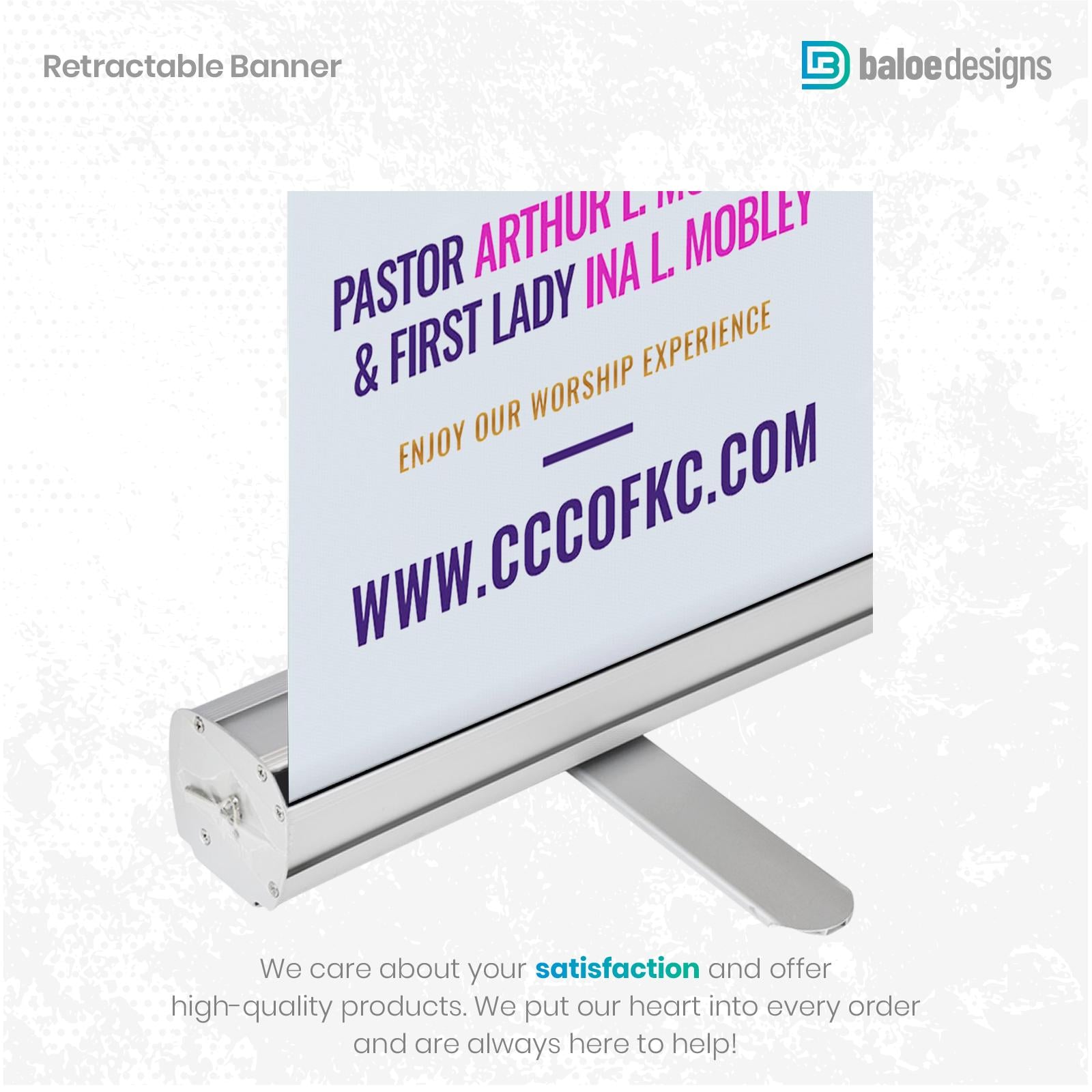 Custom Church Retractable Banner, Worship Banner, Scripture Banner ...