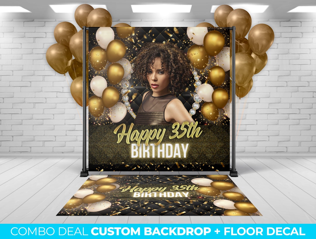 BACKDROP FLOOR DECAL, Custom Backdrop and Matching Floor Decal ...