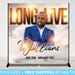 Memorial Backdrop, Long Live Banner Heavenly Birthday Backdrop Banner ...
