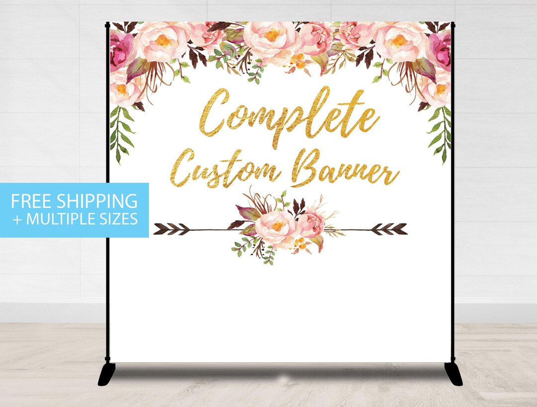 Custom Step and Repeat, Custom Personalized Backdrop Banner, Custom ...