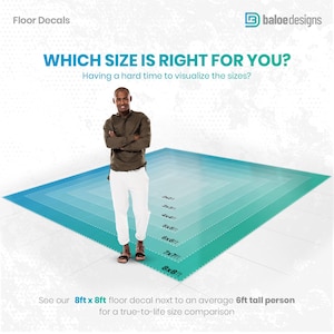 Custom Floor Decal, Adhesive Custom Printed Floor Banner, Birthday ...