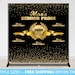 Prom Backdrop Banner, Senior Prom Step and Repeat, Prom Party Backdrop ...