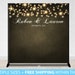 Step and Repeat Wedding Photo Backdrop Rustic Lights Step - Etsy